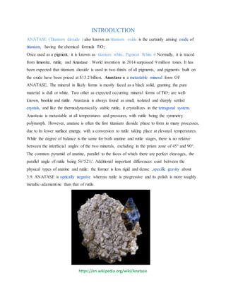 Anatase | DOCX