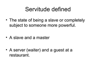 An attitude of servitude creates gratitude | PPT