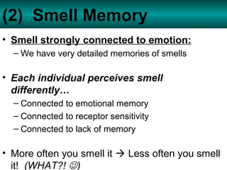 Anat unit 2 taste touch smell notes | PPT