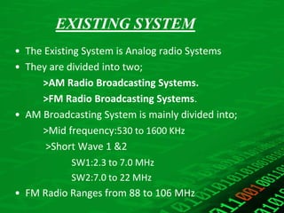 An audio quality evaluation of digital radio system | PPTX