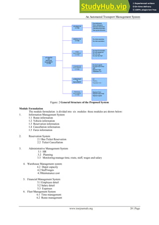 An Automated Transport Management System | PDF