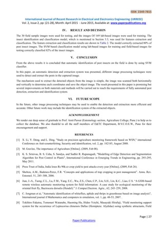An Automatic Identification of Agriculture Pest Insects and Pesticide ...