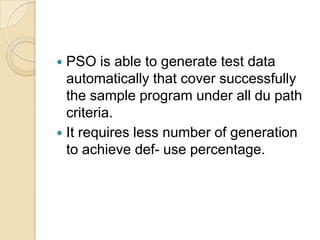 An automatic test data generation for data flow | PPT