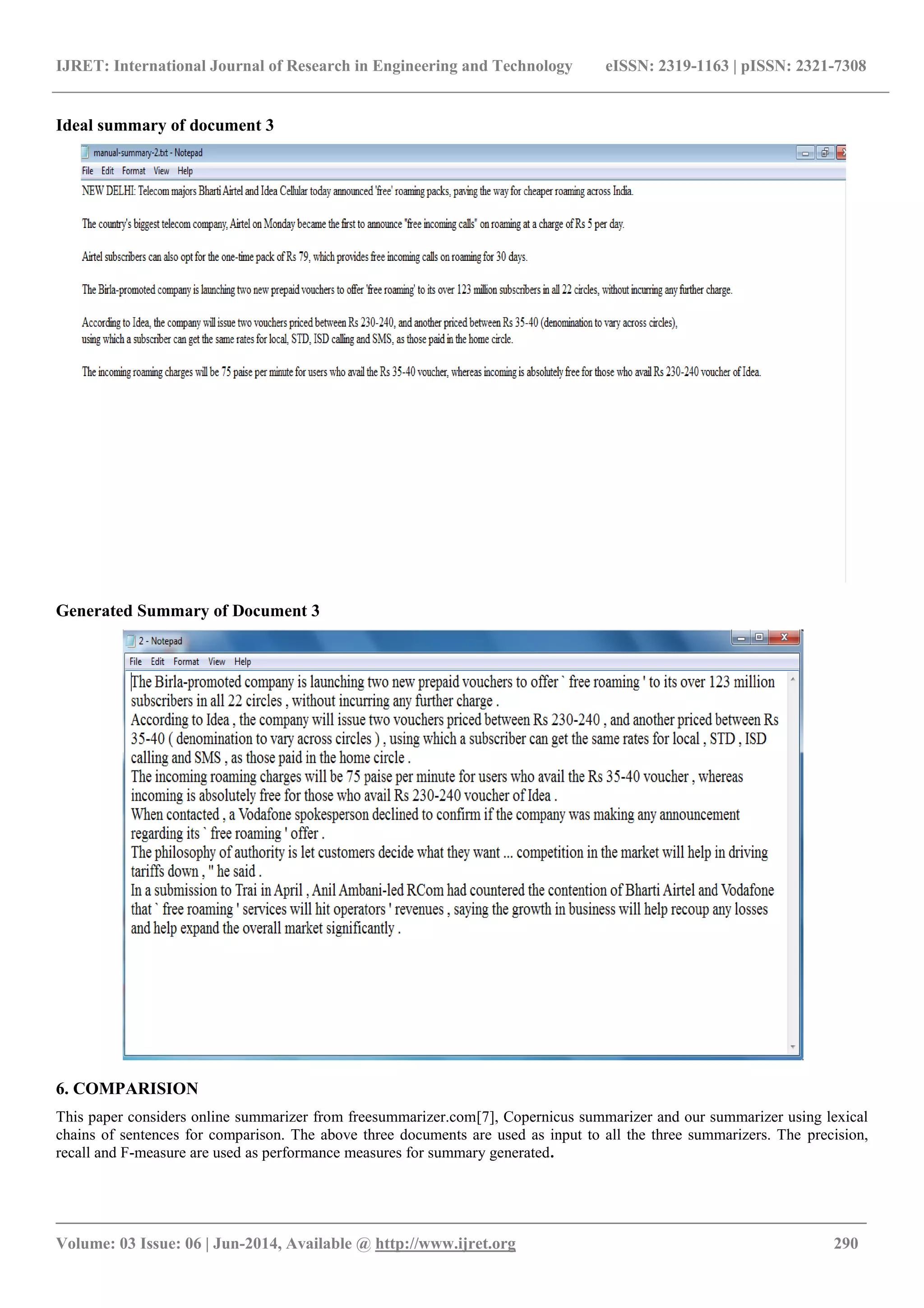 An Automatic Text Summarization Using Lexical Cohesion And Correlation