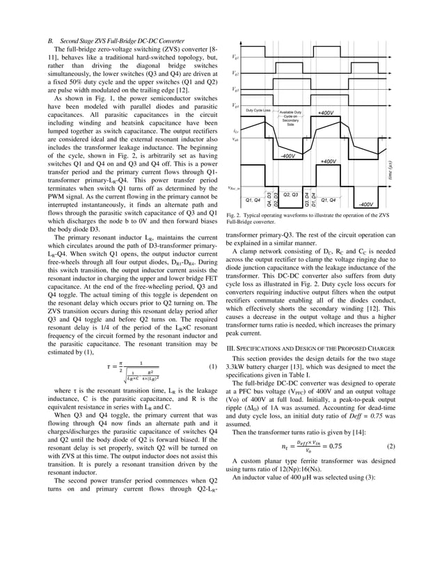 An automotive onboard 3.3kw battery charger for phev applications | PDF