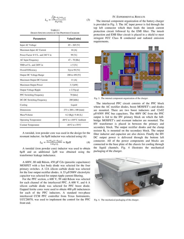An automotive onboard 3.3kw battery charger for phev applications | PDF
