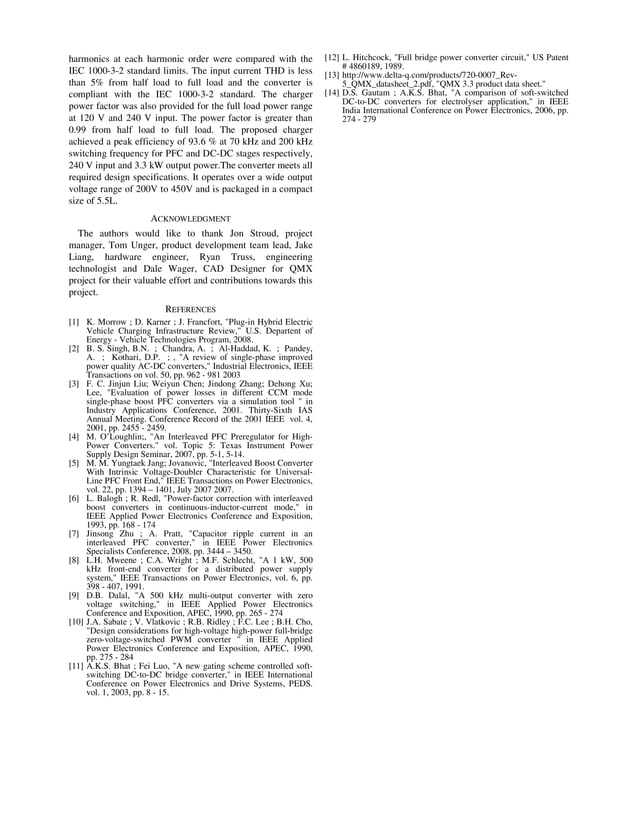 An automotive onboard 3.3kw battery charger for phev applications | PDF