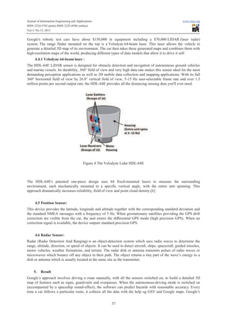 An autonomous driverless car | PDF