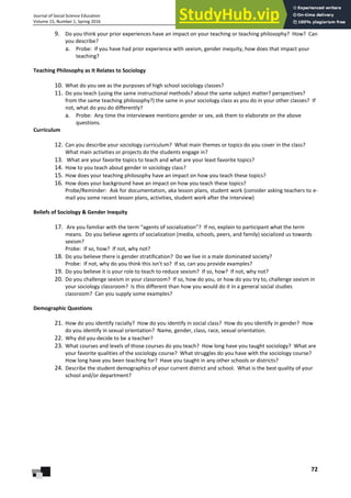 An Avenue for Challenging Sexism Examining the High School Sociology ...