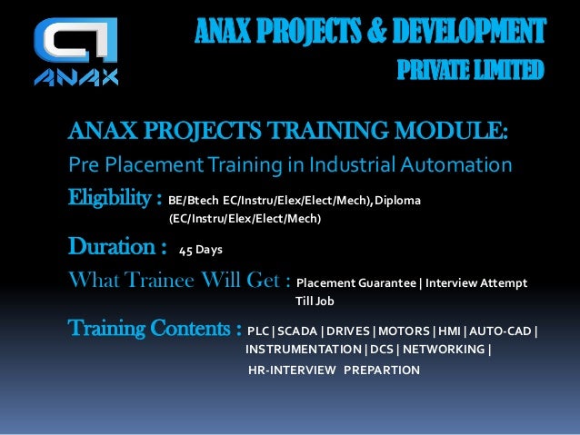 Anax projects & development Providing Best Industrial Automation