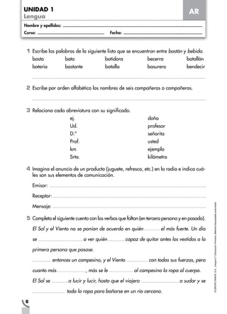 Anaya4 linea refuerzo cuarto primaria lengua | PDF
