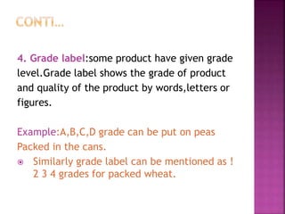 Packaging and labeling | PPTX