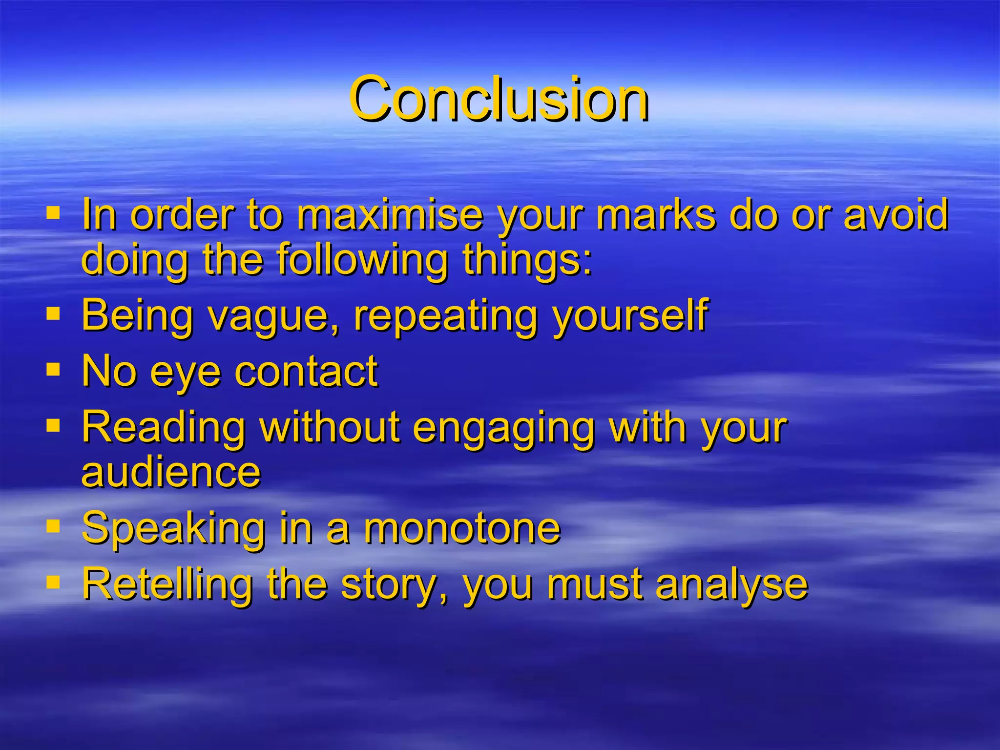 Anaysing The Ib Oral Assessment Criteria | PPT