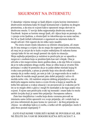 Ana zelembabasigurnost na_internetu | PDF