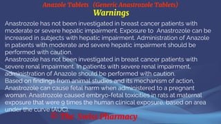 Anazole Tablets (Generic Anastrozole Tablets) | PDF | Cancer | Diseases ...
