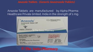 Anazole Tablets (Generic Anastrozole Tablets) | PDF | Cancer | Diseases ...