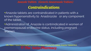 Anazole Tablets (Generic Anastrozole Tablets) | PDF | Cancer | Diseases ...