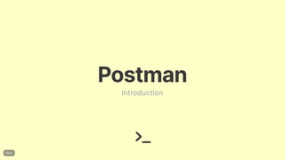 Postman | PPT