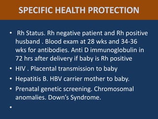 Ante Natal Care | PPTX