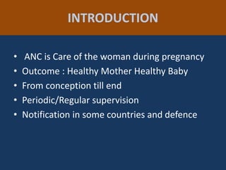 Ante Natal Care | PPTX