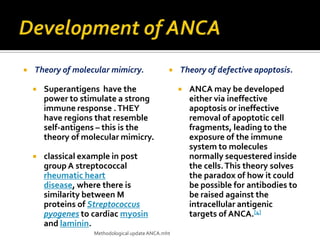 ANCA Anti-neutrophil cytoplasmic antibodies (ANCAs) | PPTX