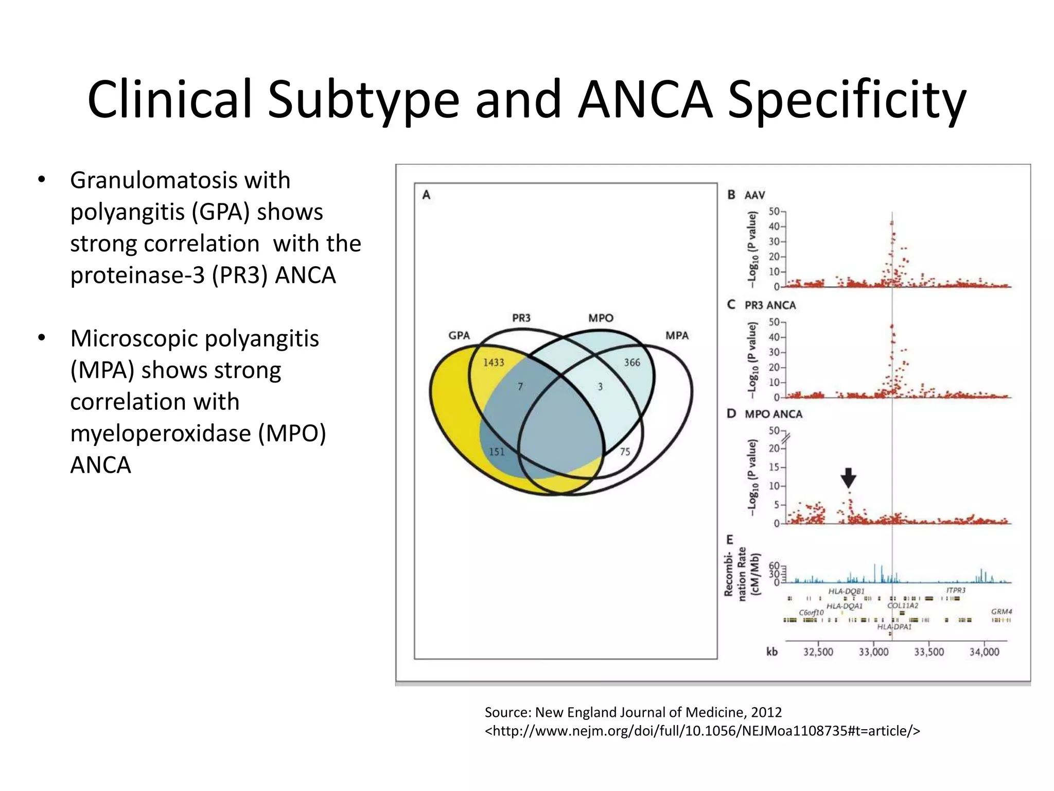 Genetically Distinct differences of ANCA-Associated Vasculitis ...