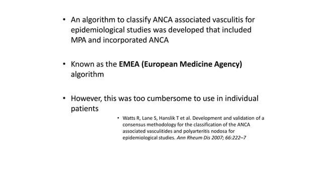 ANCA Associated pulmonary vasculitis.pptx | Lung and Respiratory Health | Diseases and Conditions