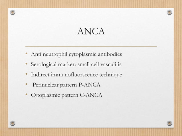 Anca associated vasculitis new | PPTX