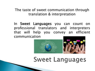 Sweet Languages | PPT