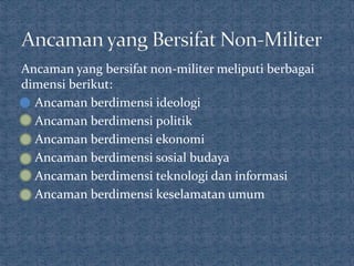 Ancaman dan tantangan dalam membangun integritas nasional | PPTX