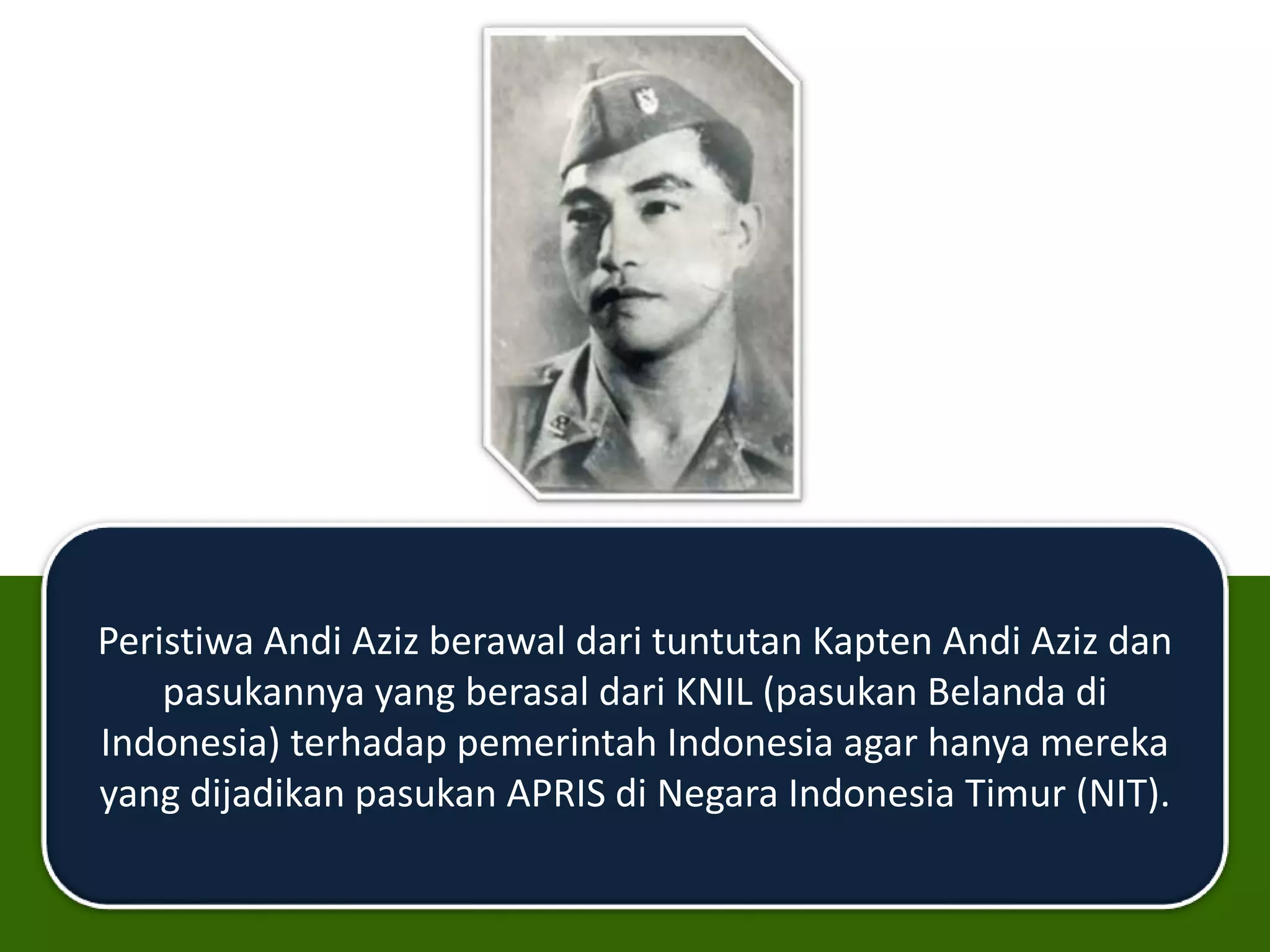 Ancaman disintegrasi apra, andi azis, rms | PPTX