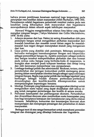 Ancaman disintegrasi bangsa | PDF