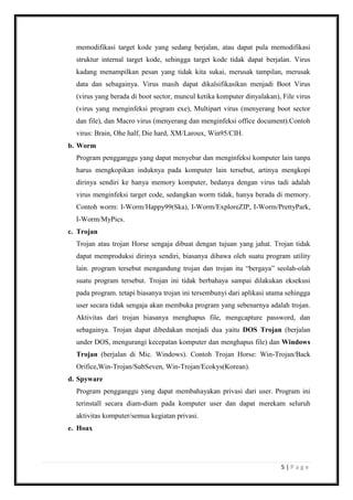 Ancaman Keamanan Jaringan | DOCX