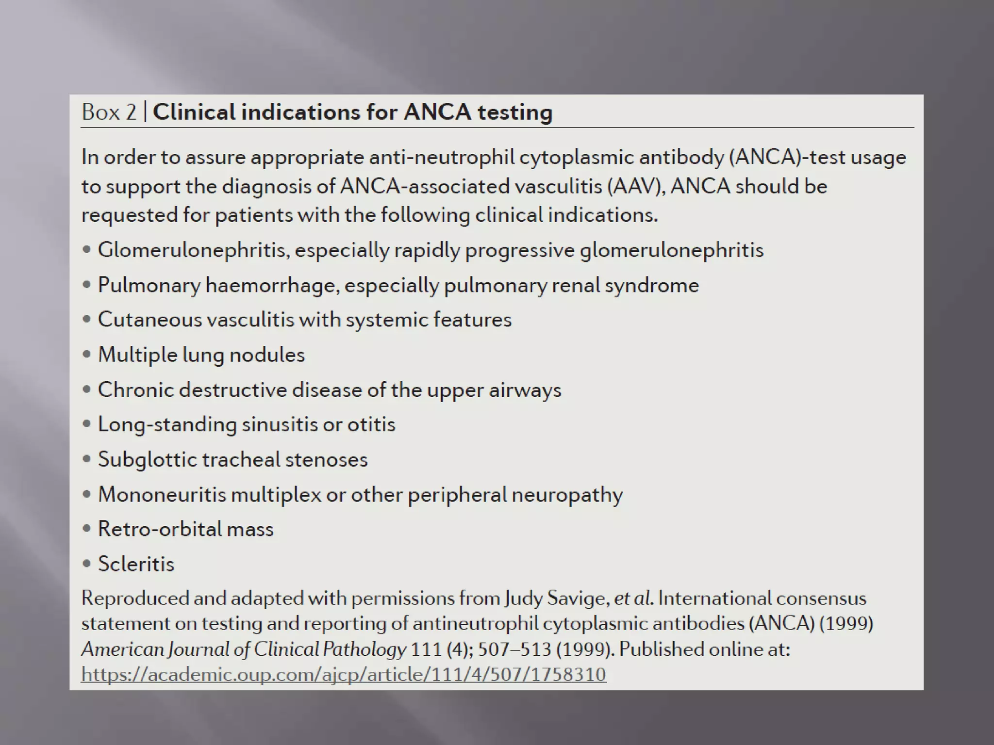 ANCA vasculitis and Renal Diseases | PPTX