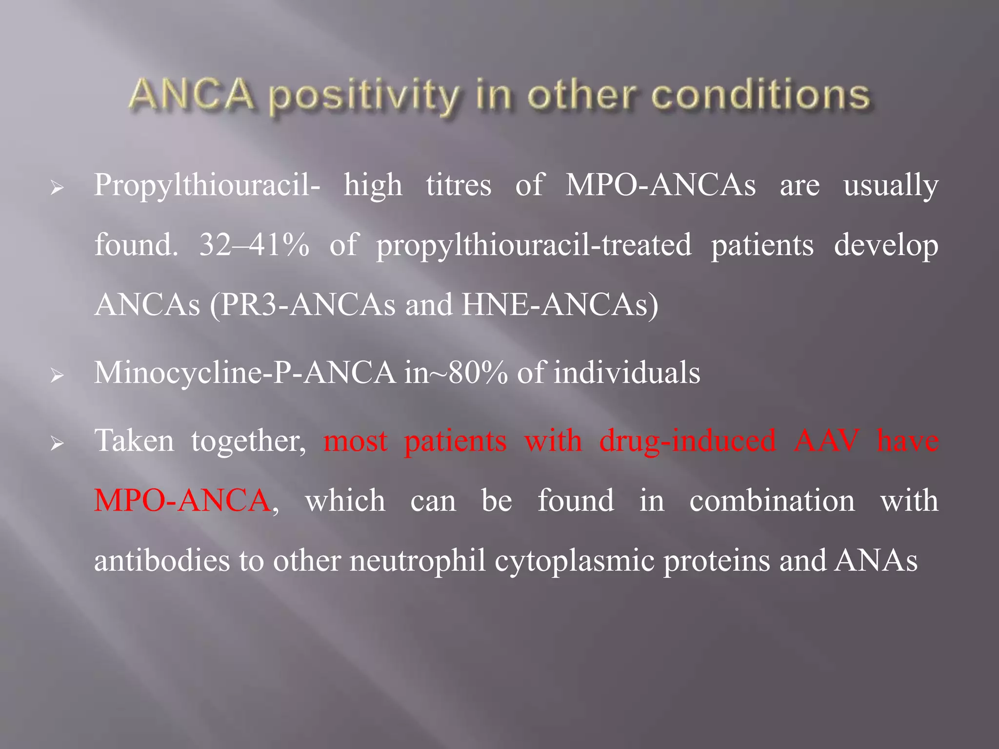 ANCA vasculitis and Renal Diseases | PPTX