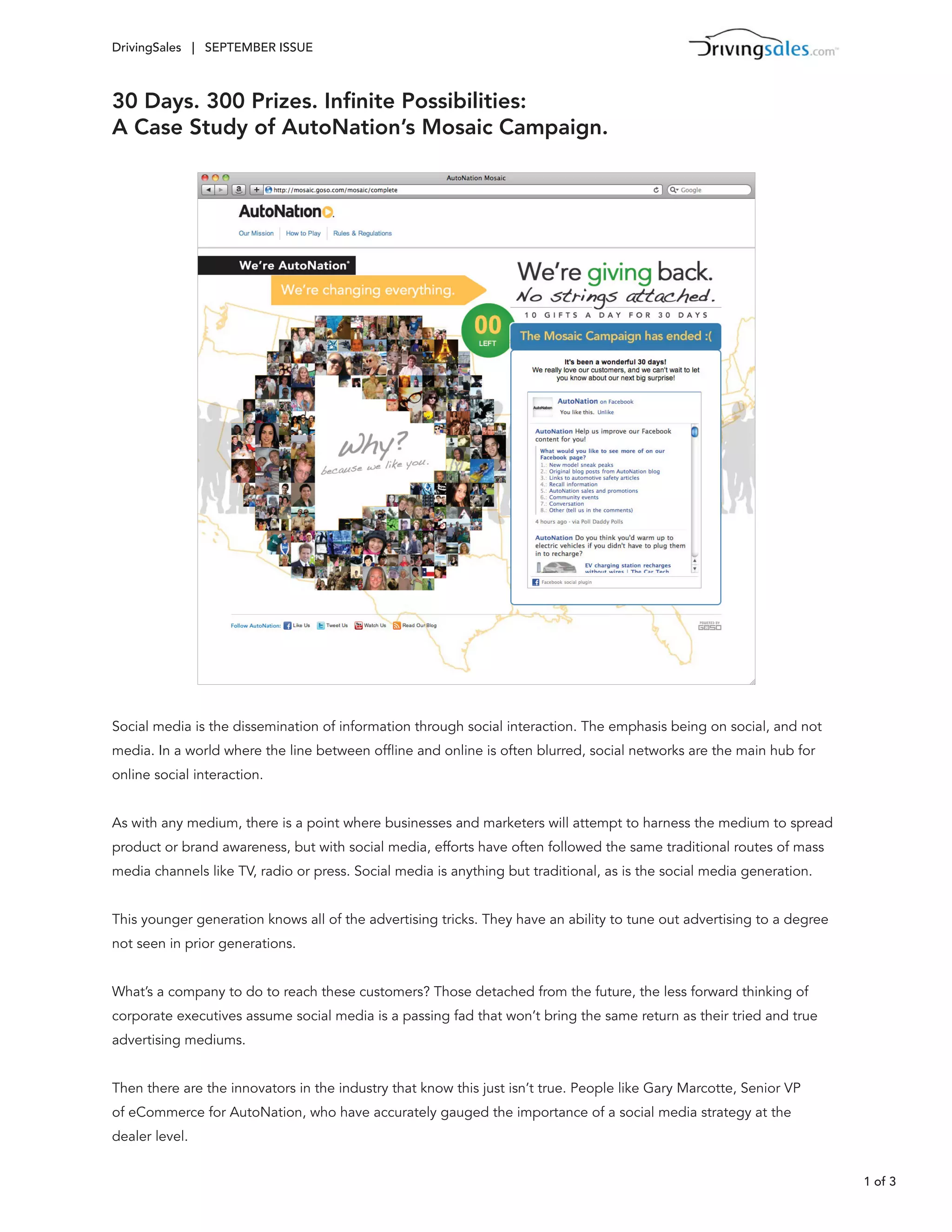 AutoNation Case Study | PDF