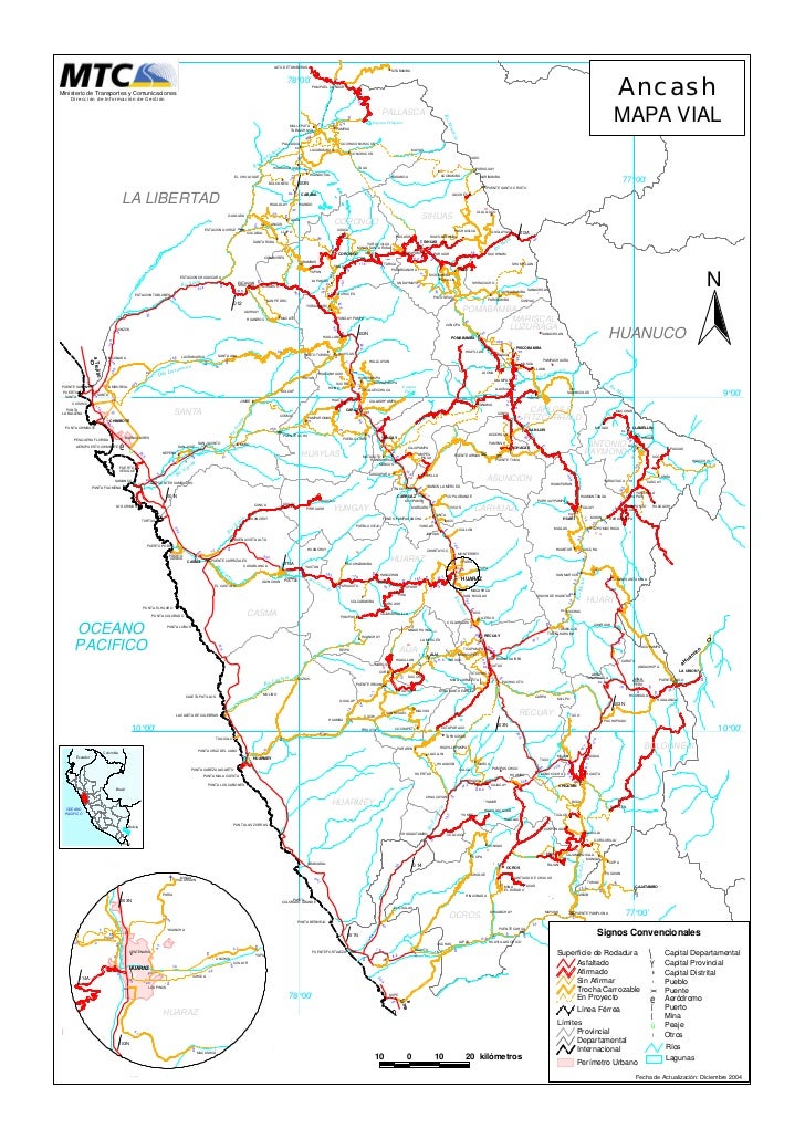 Carreteras del departamento de Ancash
