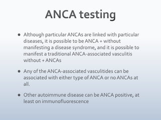 Anca vasculitis & anti gbm | PPTX