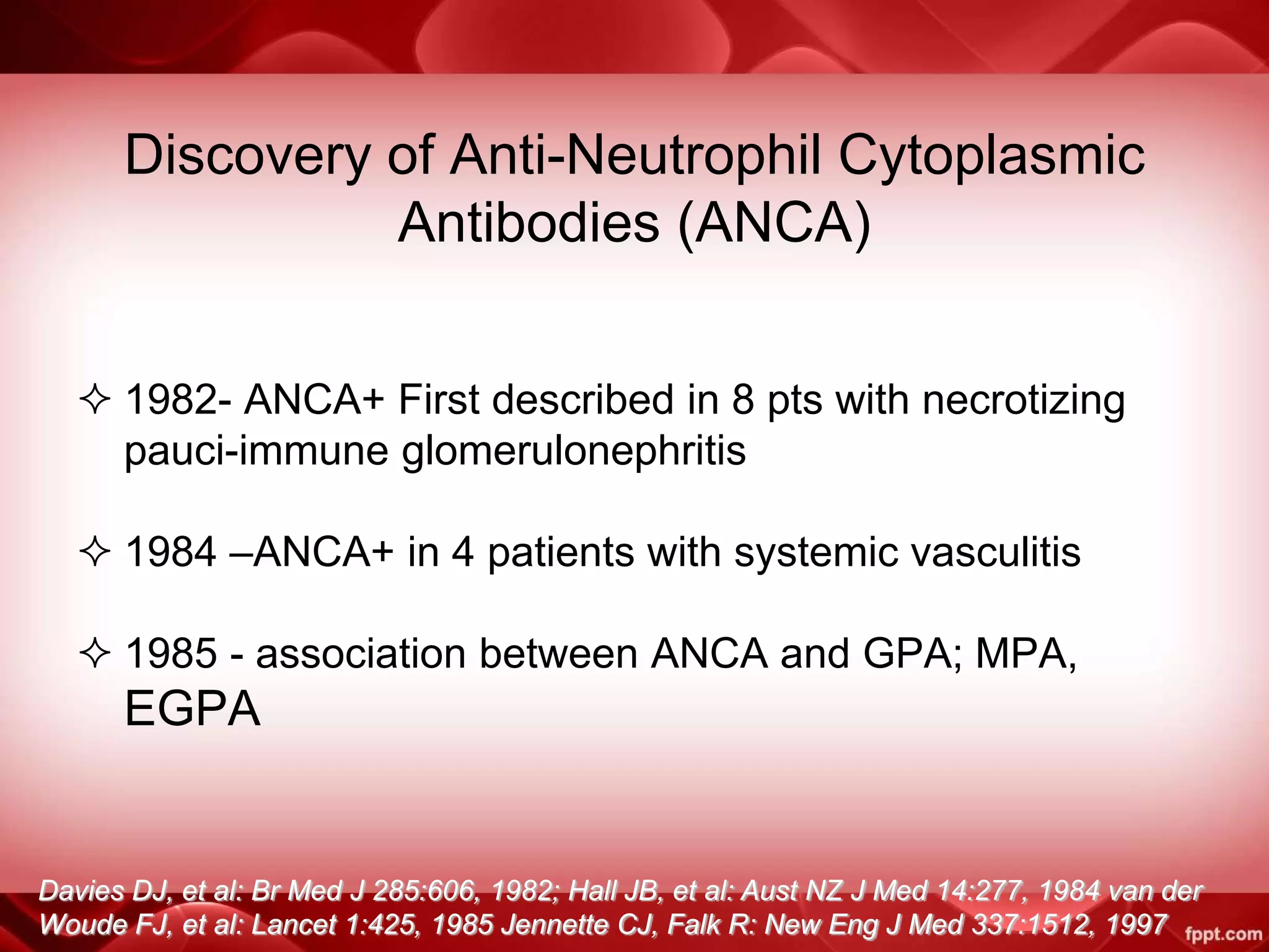 ANCA vasculitis | PPT