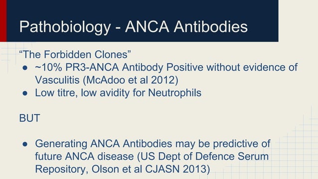 ANCA Associated Vasculitis - An Update 2014 | PPTX | Diseases and ...