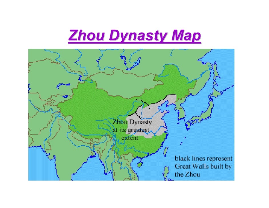 Zhou Map Zhou Dynasty Of Ancient China Foundations Of Chinese ...