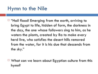 Ancient Egyptian History | PPT