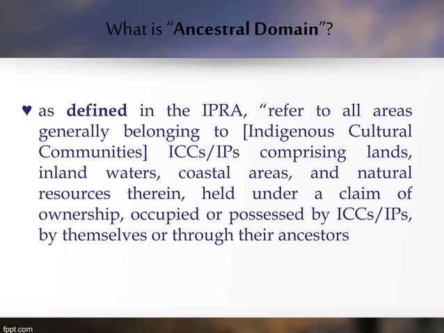 Ancestral Claims and Domains | PPTX | Genealogy and Ancestry | Hobbies ...