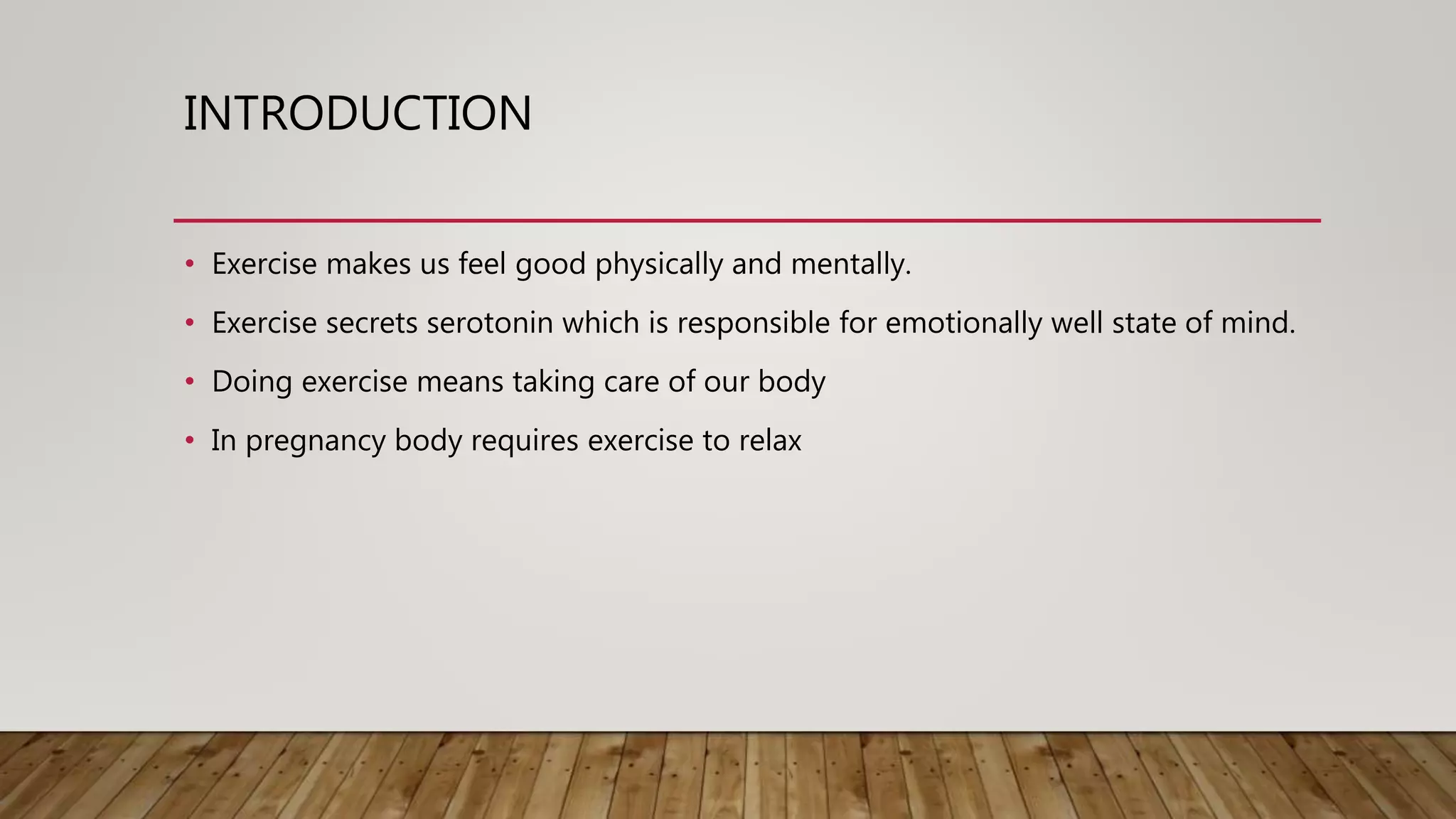 Antenatal exercises | PPTX