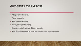 Antenatal exercises | PPTX