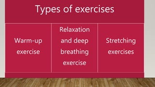 Antenatal exercises | PPTX