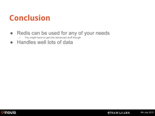 Steam Learn: An introduction to Redis | PDF
