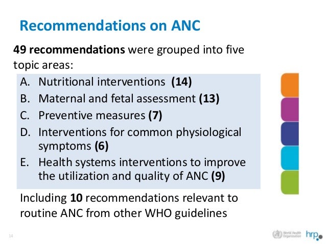 Anc guideline presentation