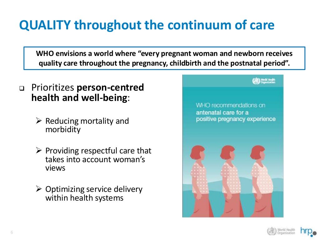 WHO Anc guideline presentation