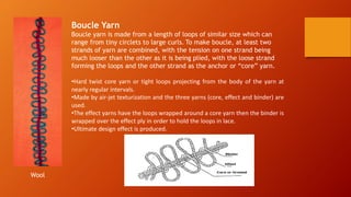 Novelty and Textured Yarn | PDF